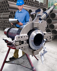 Esco COHOG® Split Frame Machine Produces a 37.5º X 10º Counterbore in ...